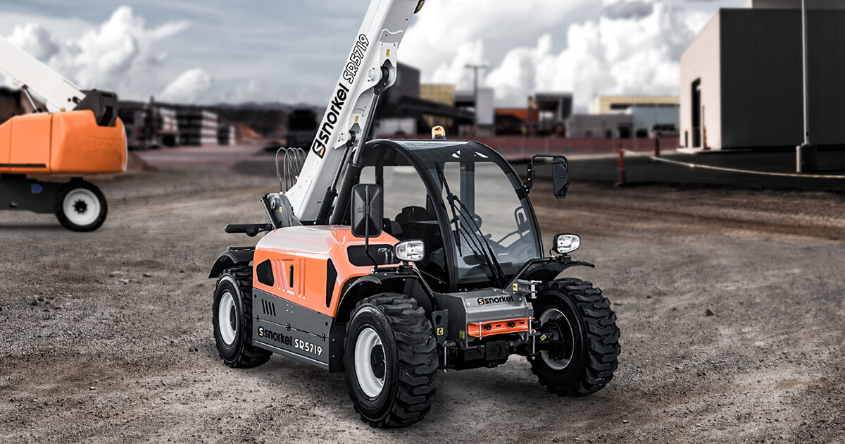 Rough Terrain Telehandlers | Snorkel Telehandlers | Ahern Ibérica